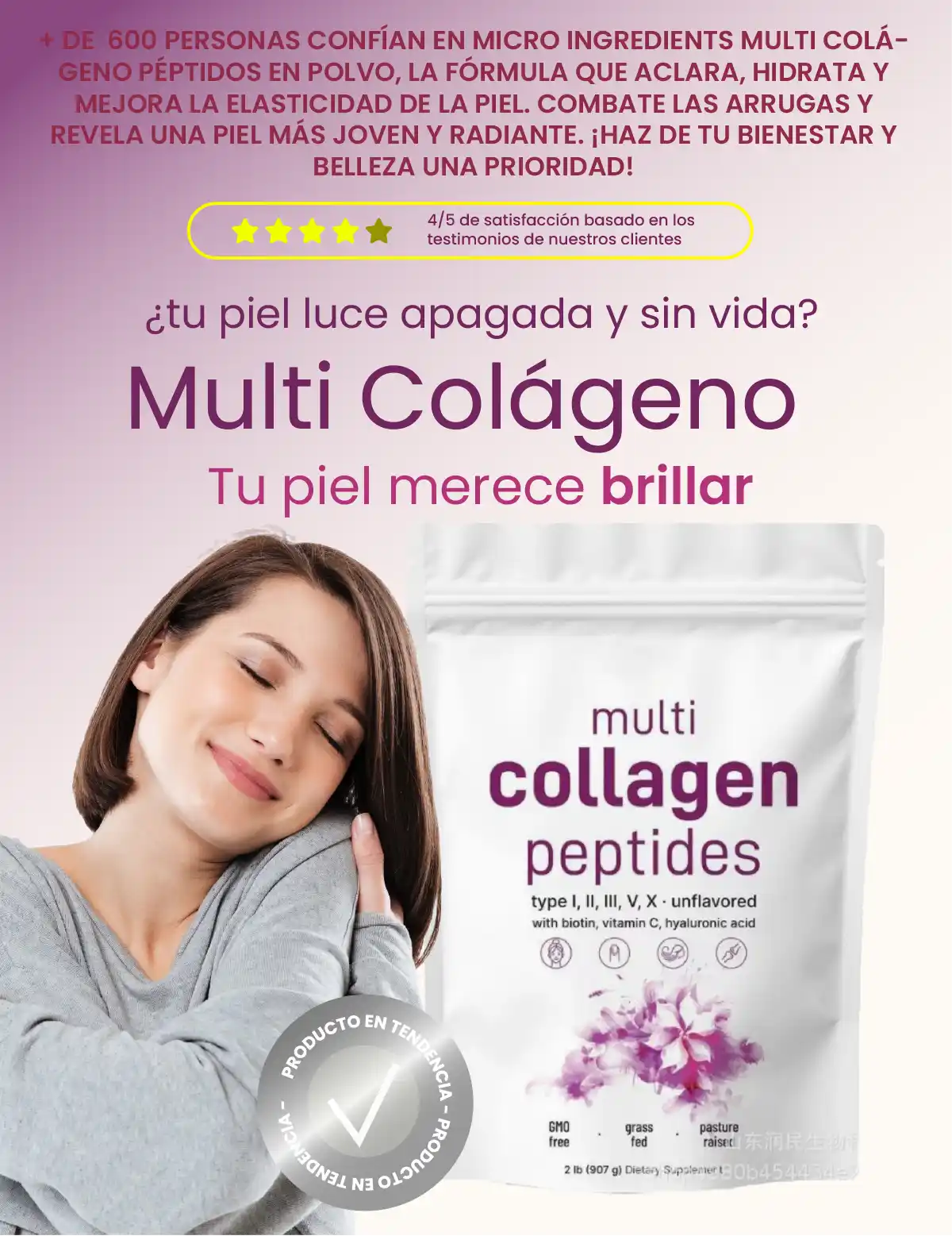 Multi Colágeno Péptidos en Polvo – Mi tienda